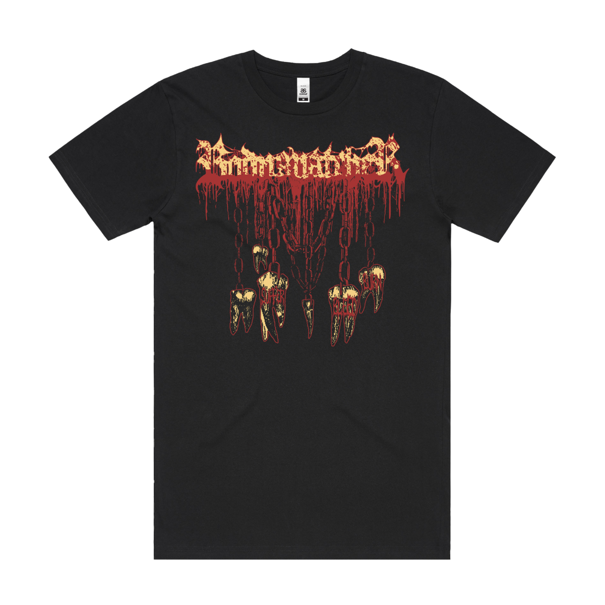 DRIPPING TEETH // Tee (Black) – Merch Warfare