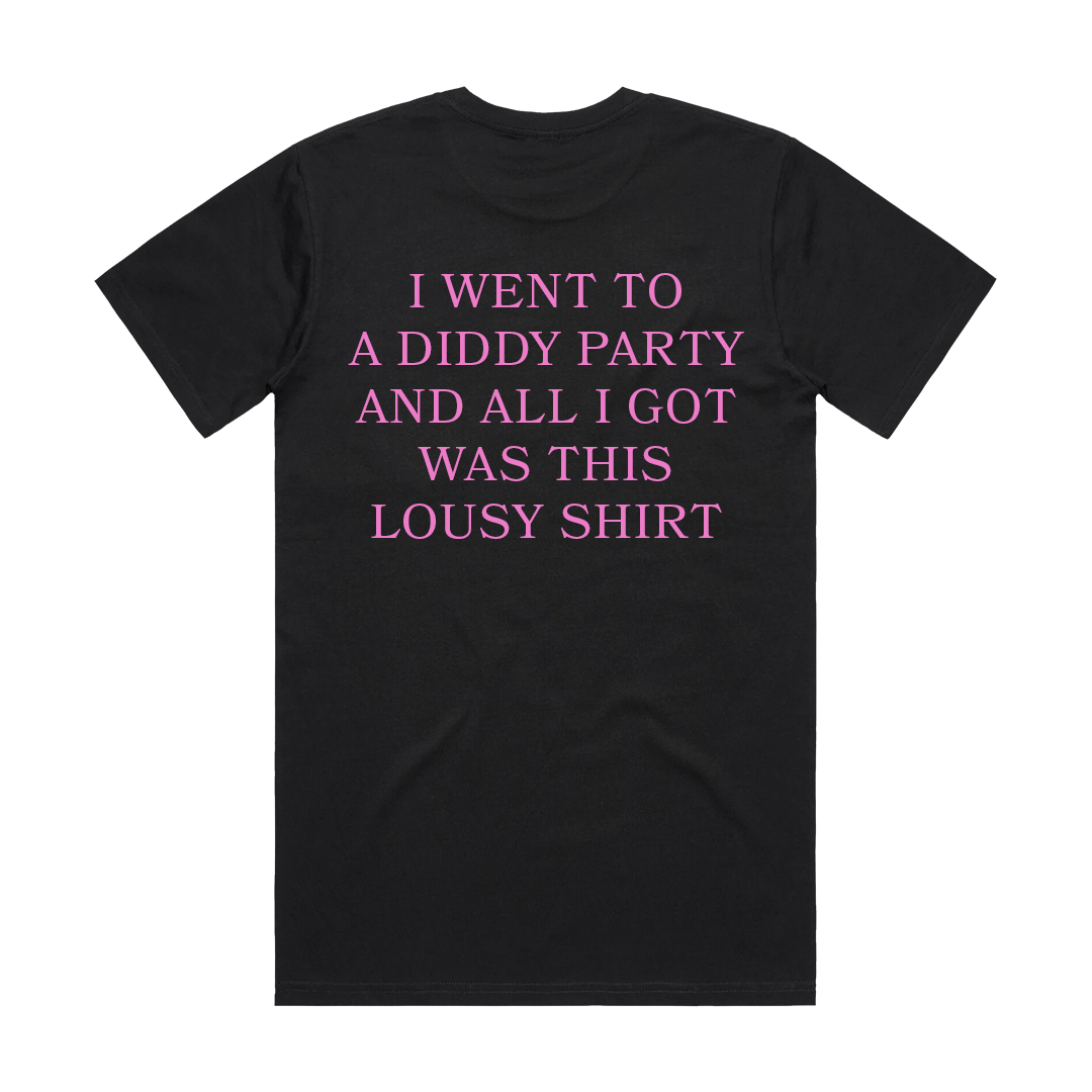DIDDY // Tee (Black) – Merch Warfare