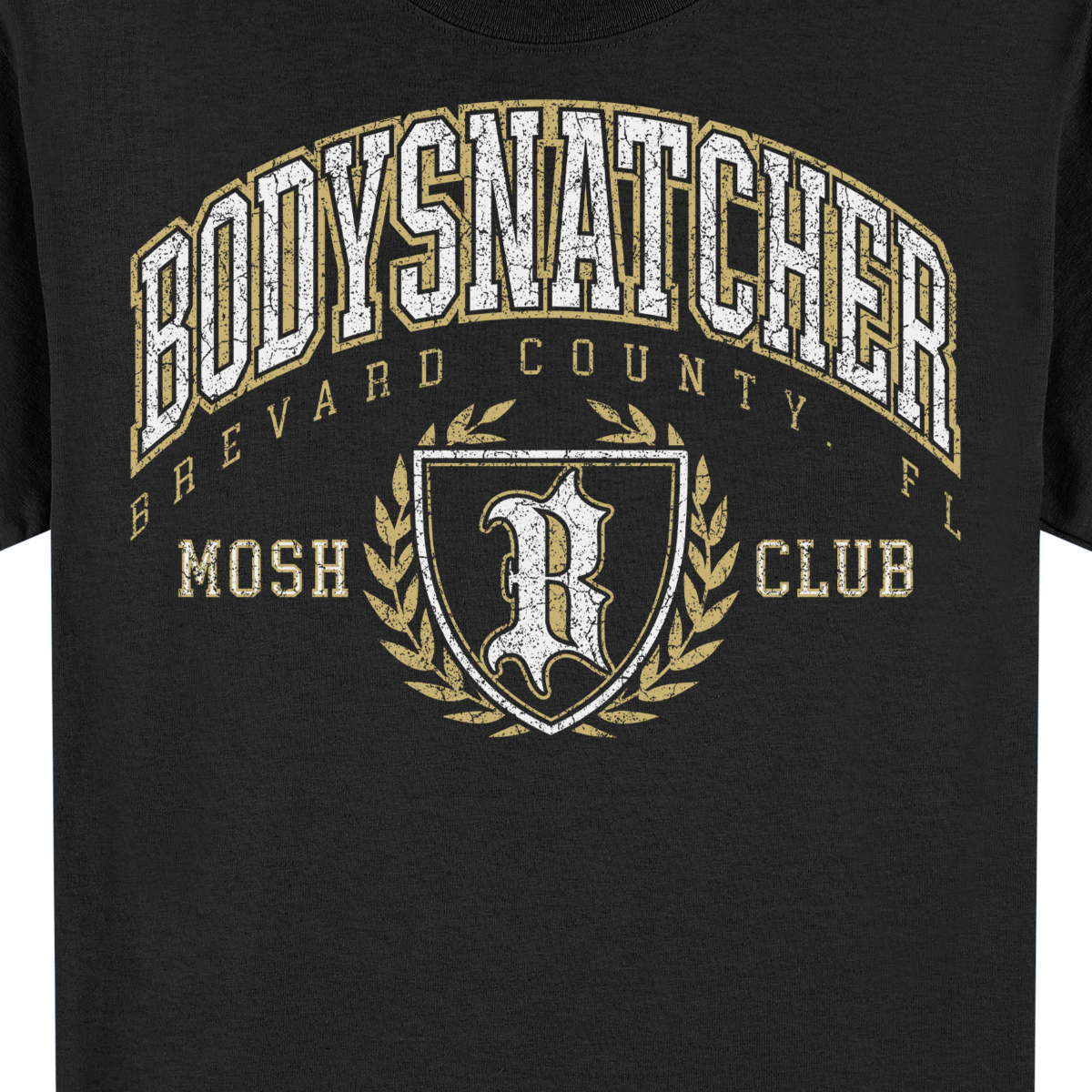 MOSH CLUB // Tee (Black) – Merch Warfare